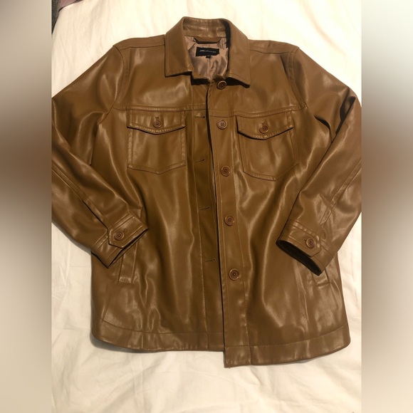 Madewell | Jackets & Coats | Madewell Vegan Leather Chore Jacket Nwot ...